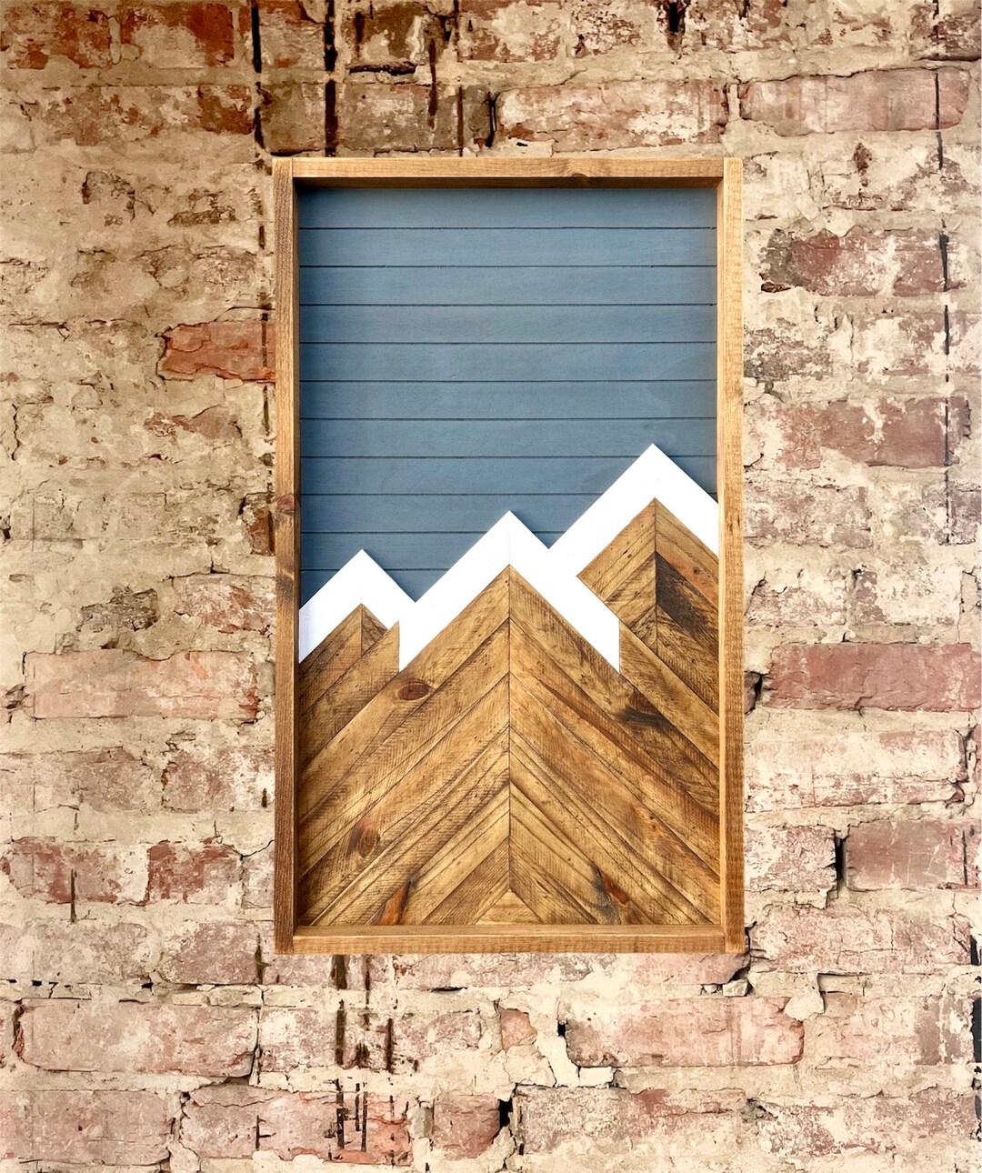 Rustic Electrical Panel Cover - Weathered Gray Mountain Art Design ...