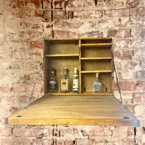 Murphy Shelves - Mountain Sunset W/ Trees - Rustic Cabinet Art - Murphy ...