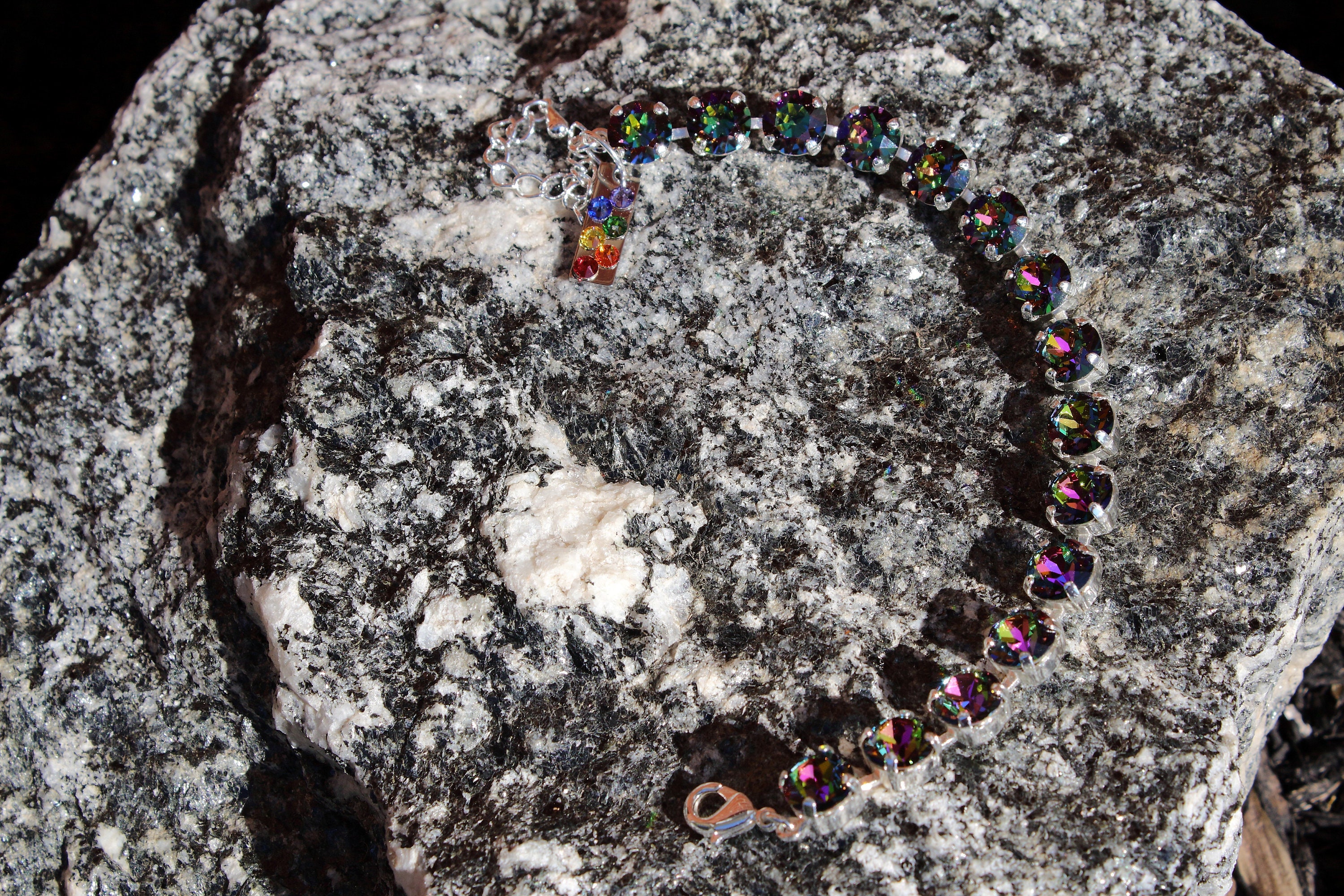 Lesbian Jewelry, Swarovski Bracelet, LGBT Jewelry, Rhinestone Bracelet ...