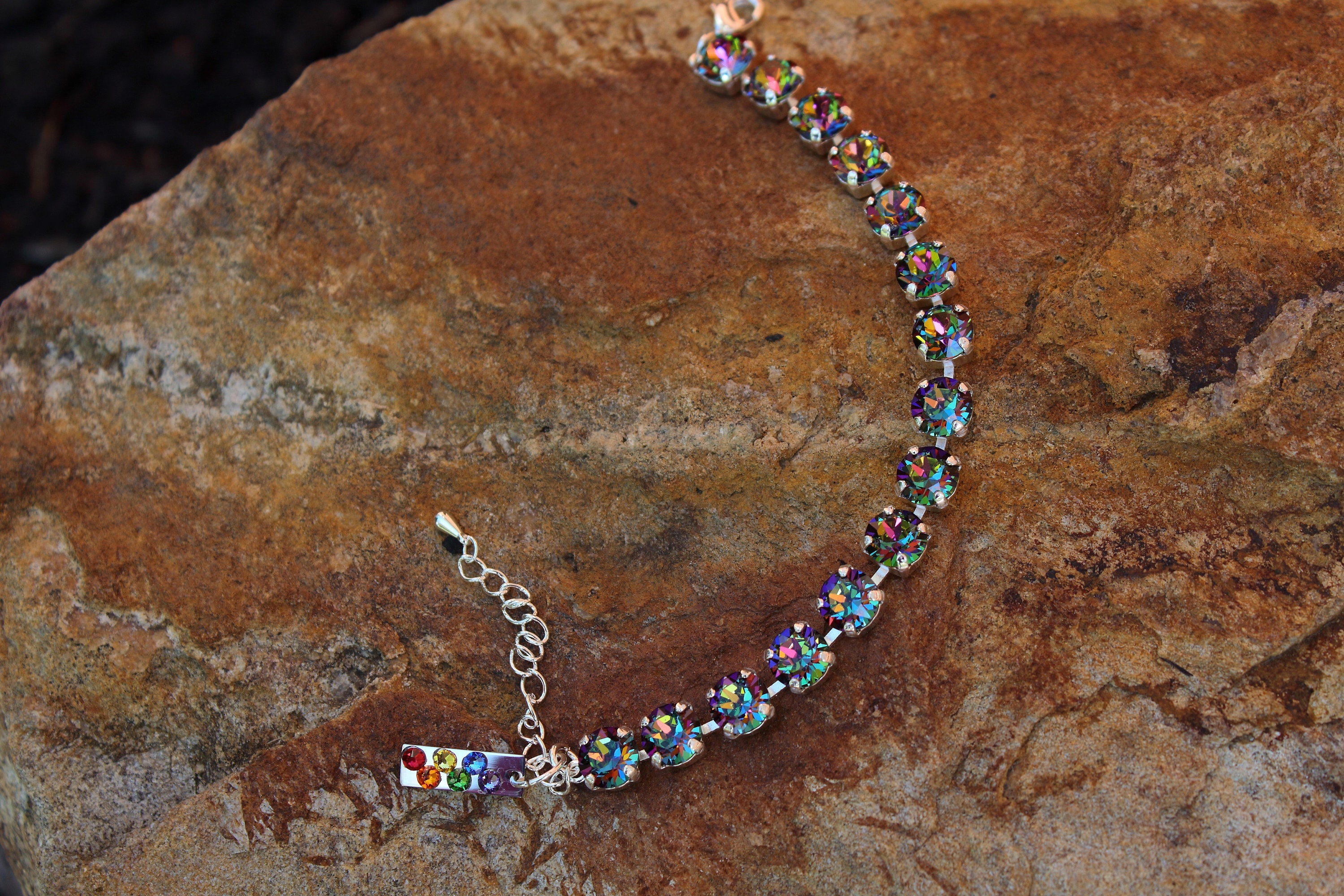 Lesbian Jewelry, Swarovski Bracelet, LGBT Jewelry, Rhinestone Bracelet ...