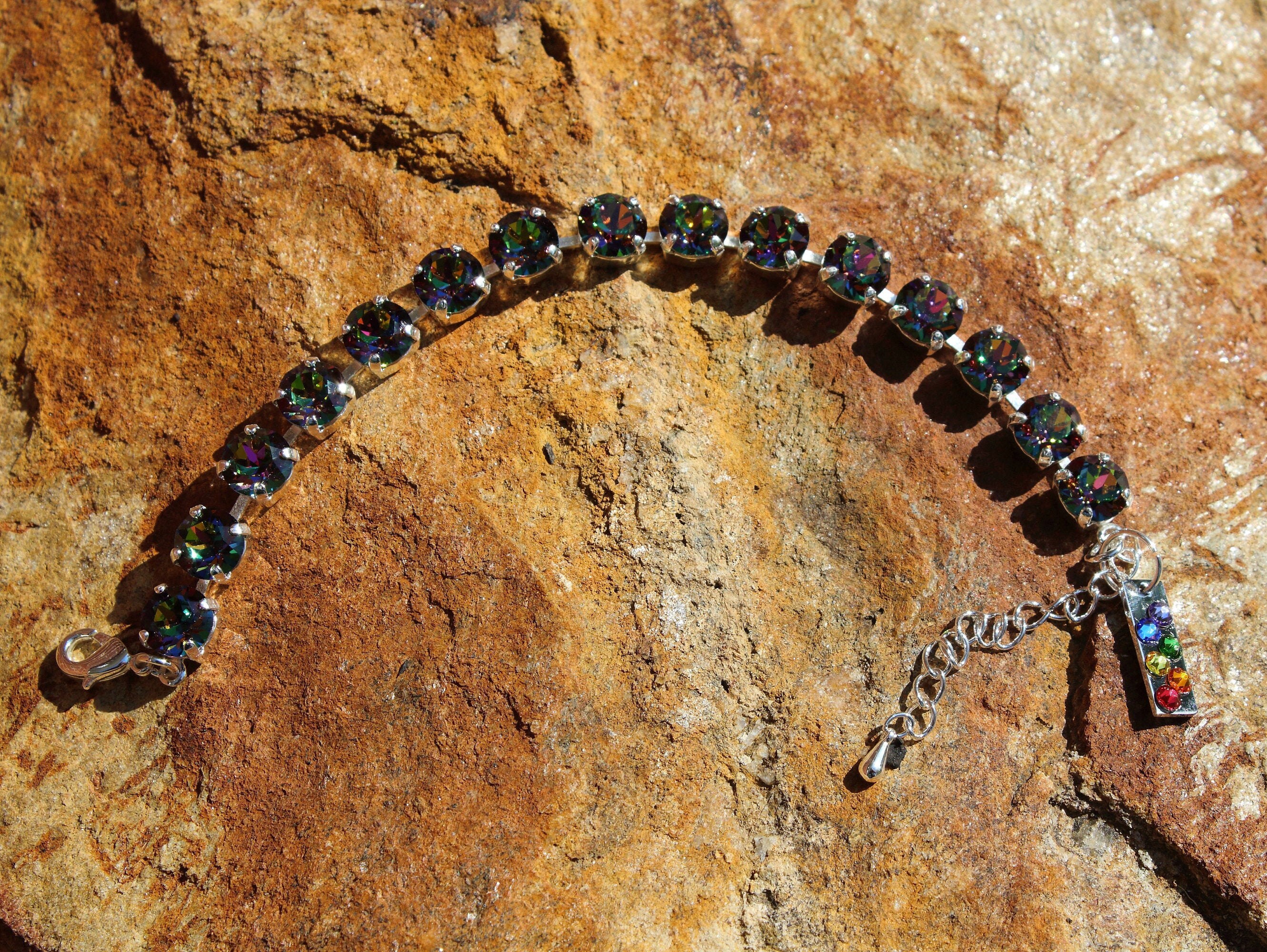 Lesbian Jewelry, Swarovski Bracelet, LGBT Jewelry, Rhinestone Bracelet ...