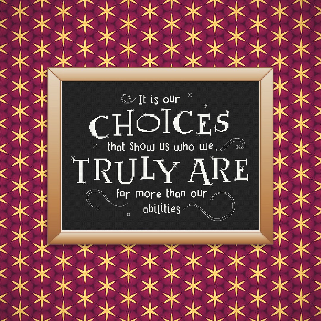 Albus Dumbledore Quote Cross Stitch Pattern - Etsy