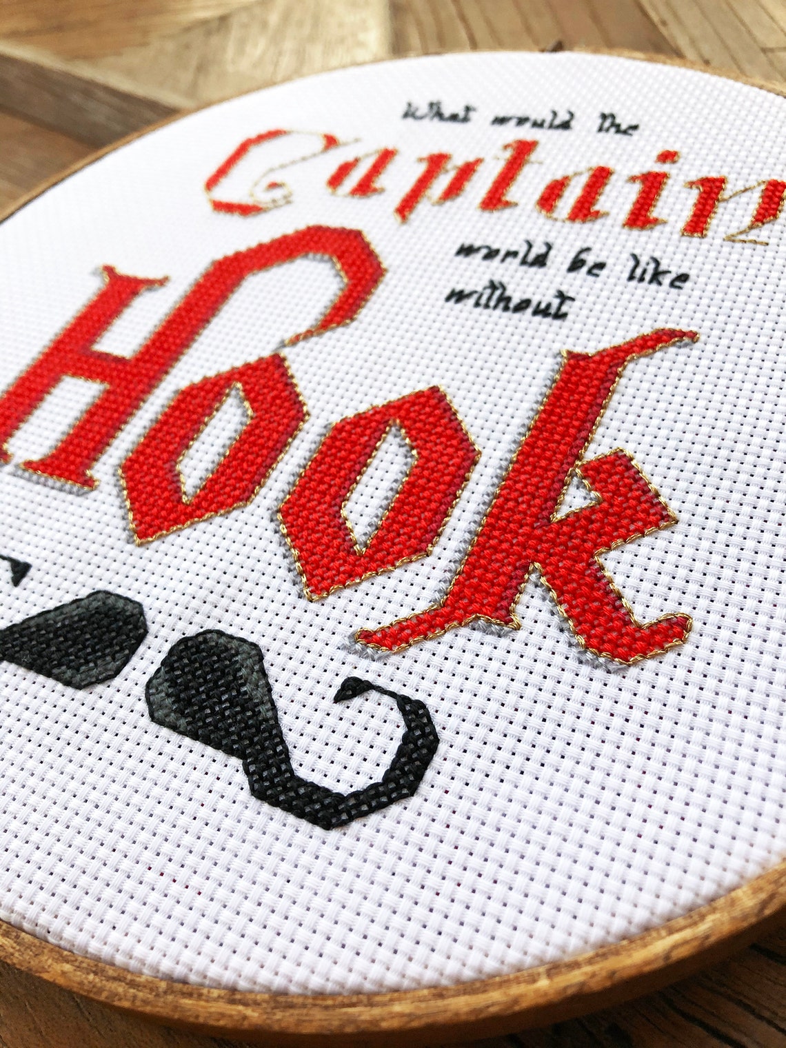 Captain Hook Cross Stitch Pattern - Etsy