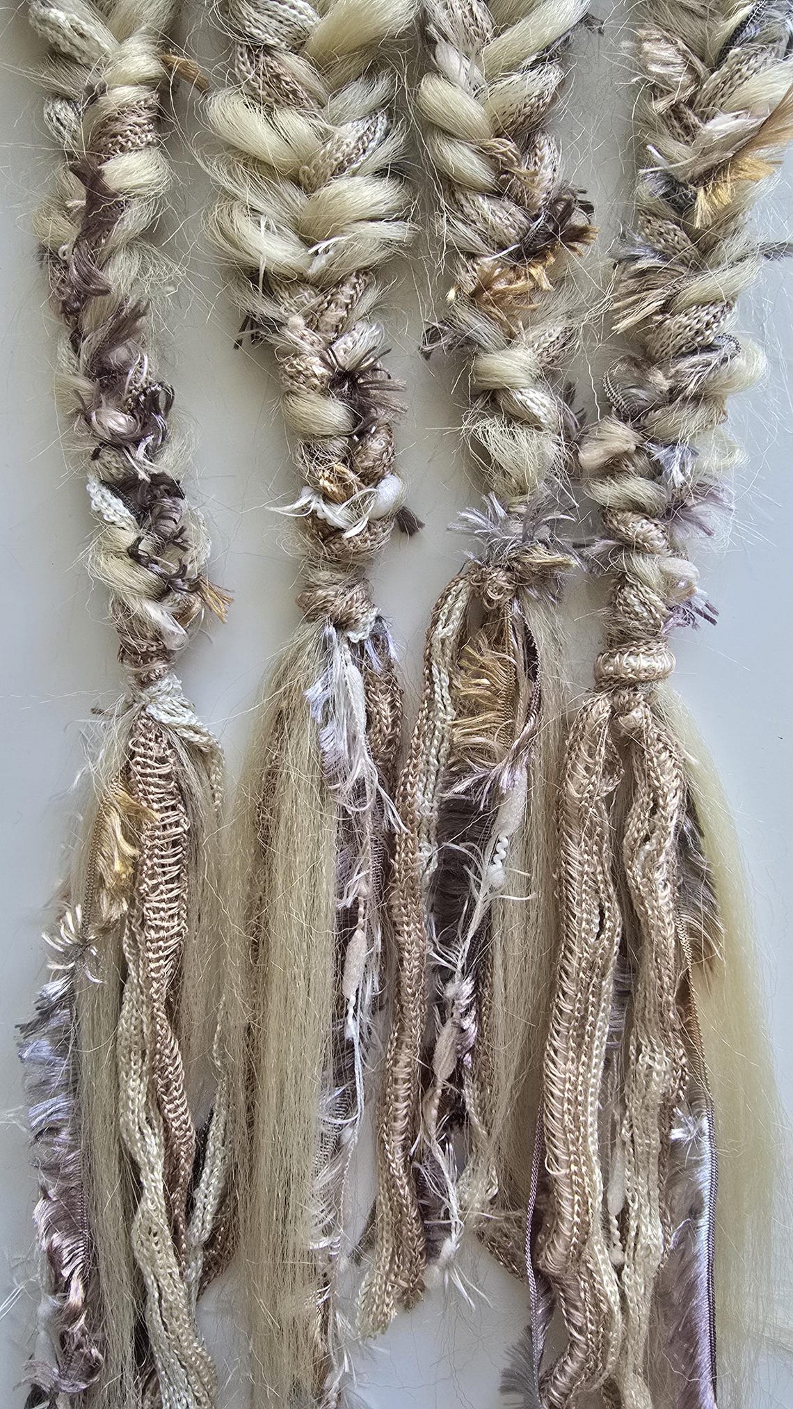 Fishtail Braid Extension | Bohemian | Messy Fiber | Synthetic Hair ...