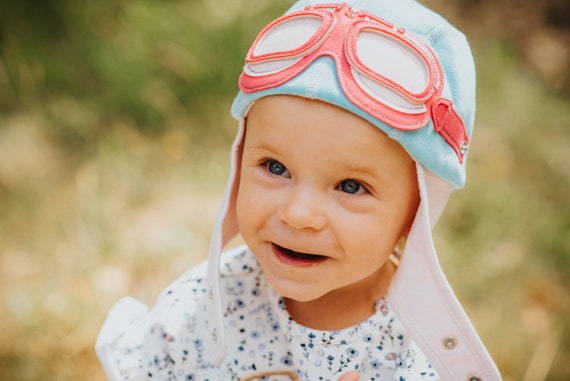 Baby Girl Pilot Hat Bib and Gloves Gift Set baby Girl Aviator Hat baby Gifts girl Hats girl Beanie girls Winter Hats girls Birthday Gift Etsy UK