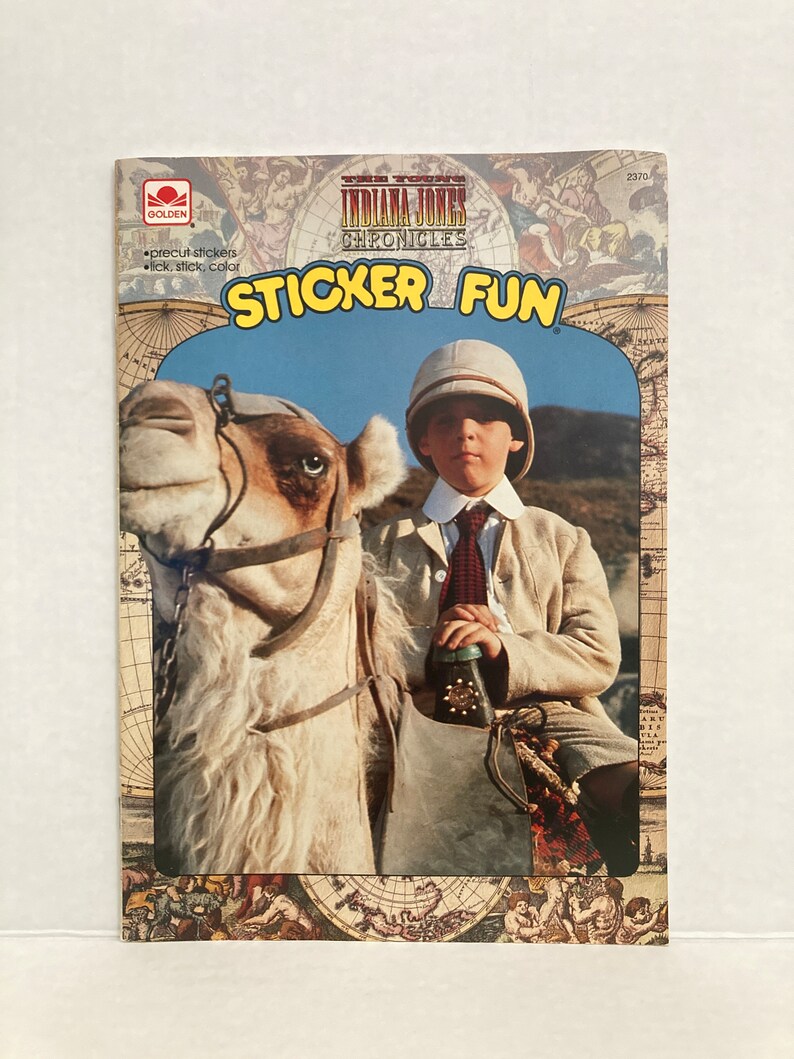 1992 "the Young Indiana Jones Chronicles" Sticker Fun - Etsy