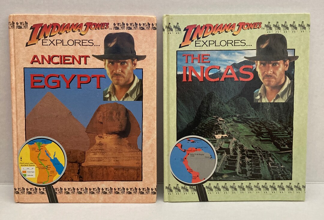 1991 indiana Jones Explores... Ancient Egypt AND the Incas by James ...