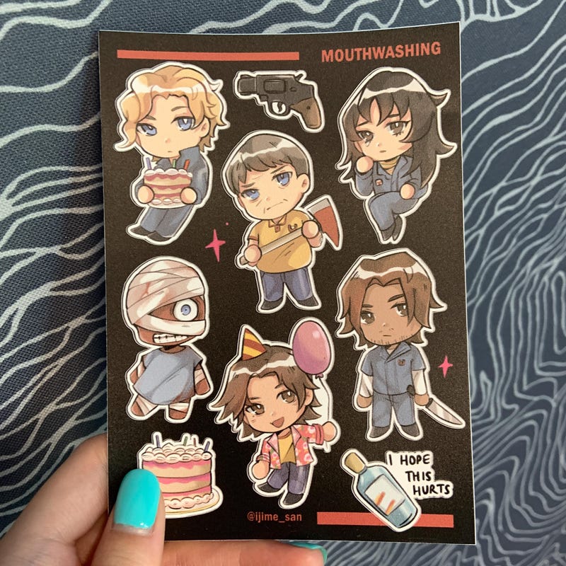 Mouthwashing Stickers - Etsy