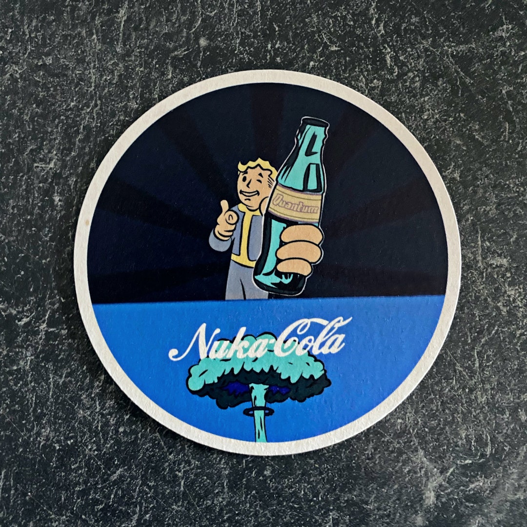 Fallout Inspired | Nuka Quantum Cola | Pip Boy | Coasters and Pin ...