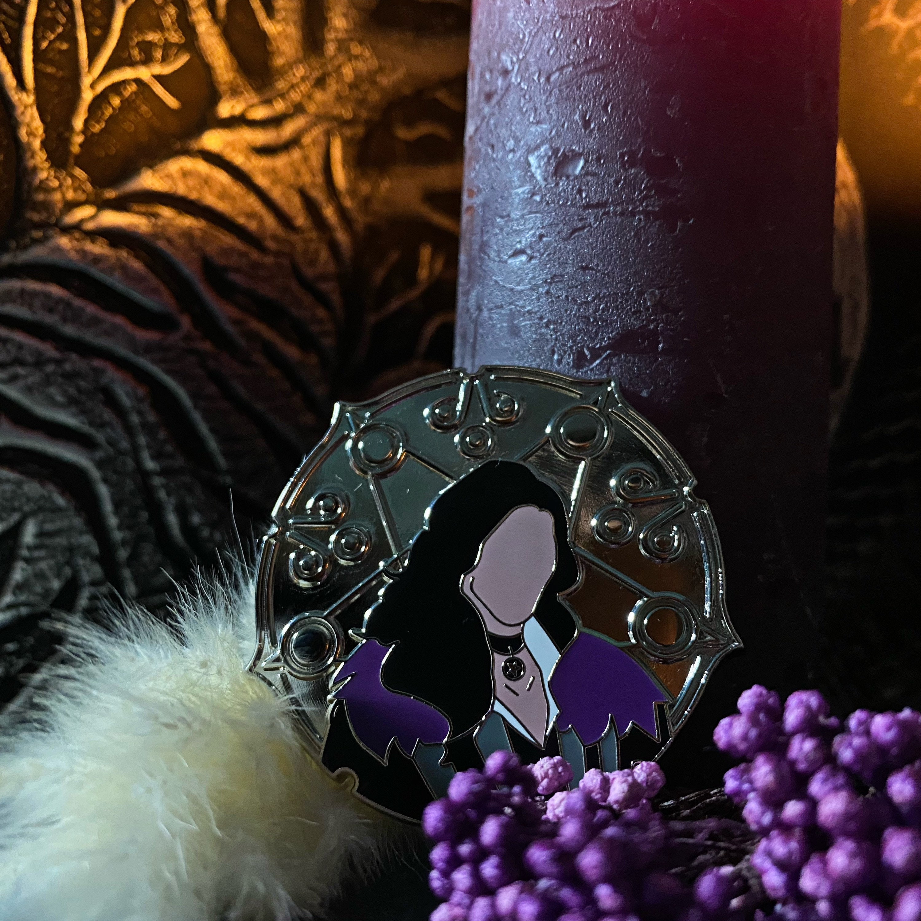 The Witcher Inspired Yennefer and Geralt Pin Badges Metal Enamel - Etsy