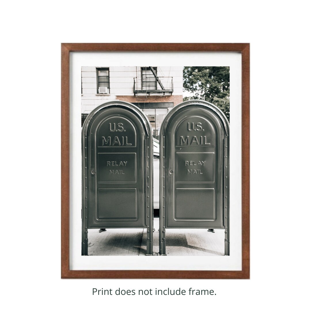 6. [double Mailboxes] in NYC Photography Print, New York City Wall Art ...