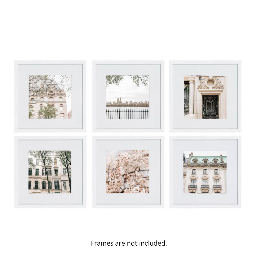 Set of 6 New York City Manhattan Photography Prints, NYC Gallery Wall ...