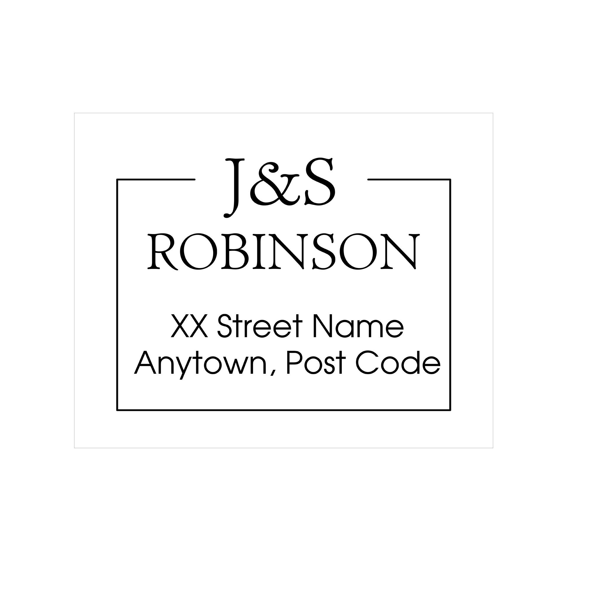Address Stamp, Custom Address Stamp, Custom Stamp, Return Address Stamp ...