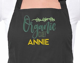 Best Chef Embroidered Personalised Apron | Etsy