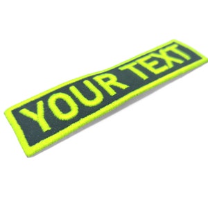 Reflective Name Patch | Custom Reflective Patches | Personalised ...
