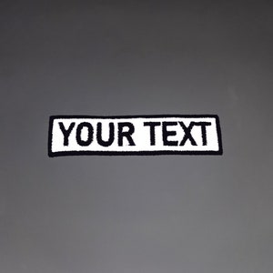 Reflective Name Patch | Custom Reflective Patches | Personalised Embroidered Name Pach | Custom ...