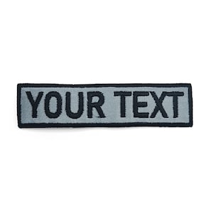 Reflective Name Patch | Custom Reflective Patches | Personalised ...