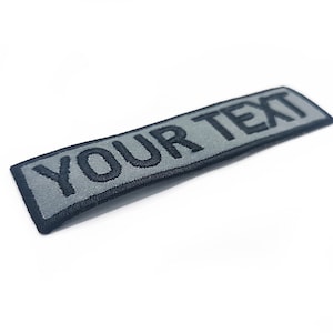 Reflective Name Patch | Custom Reflective Patches | Personalised Embroidered Name Pach | Custom ...