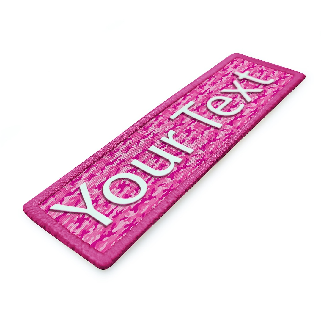 Custom 3D Name Silicone Patches - Custom Silicone Patch on Fabric With ...