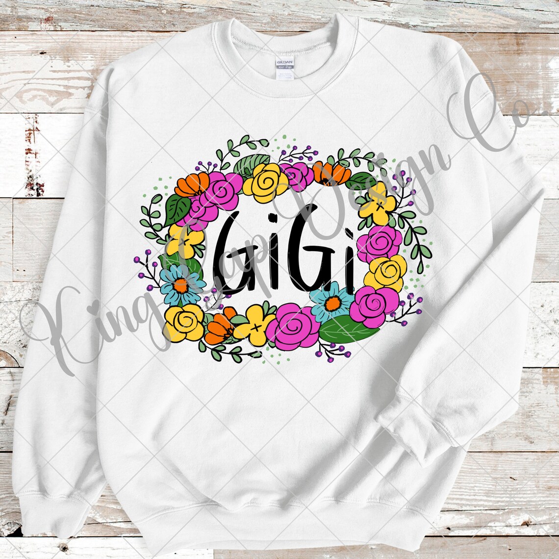 Gigi Sublimation Cute Shirt for Gigi Hand Drawn Gigi PNG for ...