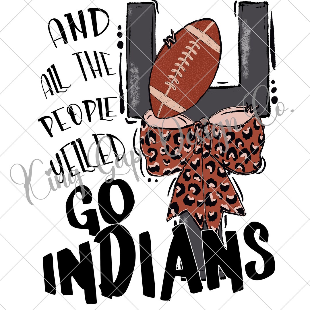 Indians Football Sublimation Indians High School Football PNG Go ...