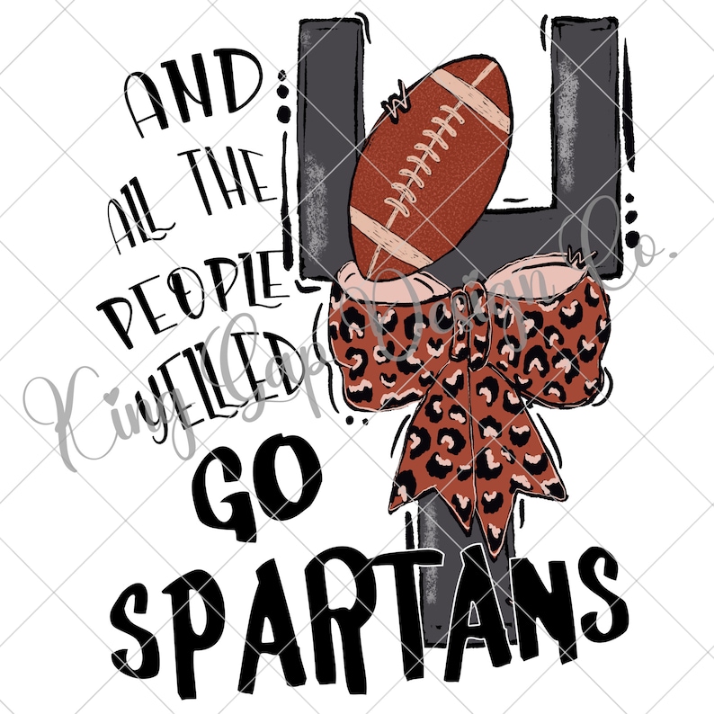 Spartans Football Sublimation Spartans High School Football Game Day ...