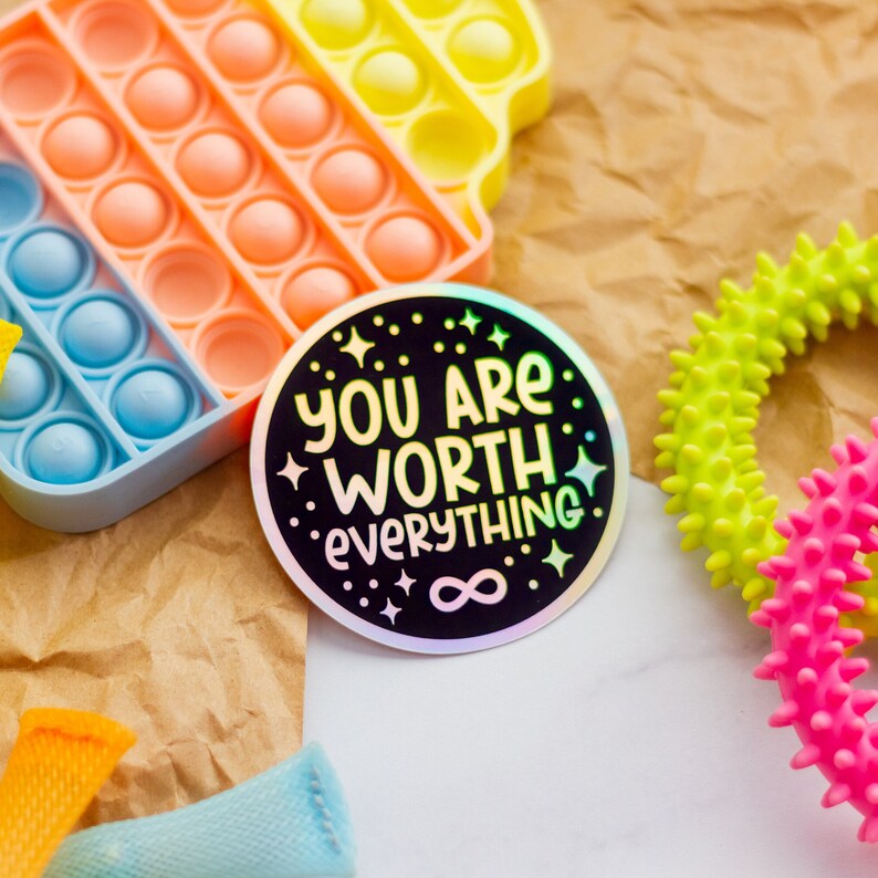 You Are Worth Everything Inclusivity Sticker Actually - Etsy