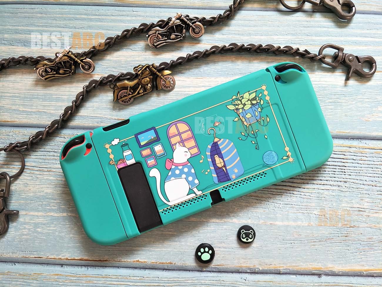 Dockable Nintendo Switch Case,kitty Hard Protective Case for Nintendo ...