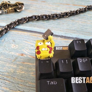Pizza Keycaps,anime Keycap,cool Artisan Keycaps for Mechanical Keyboard ...