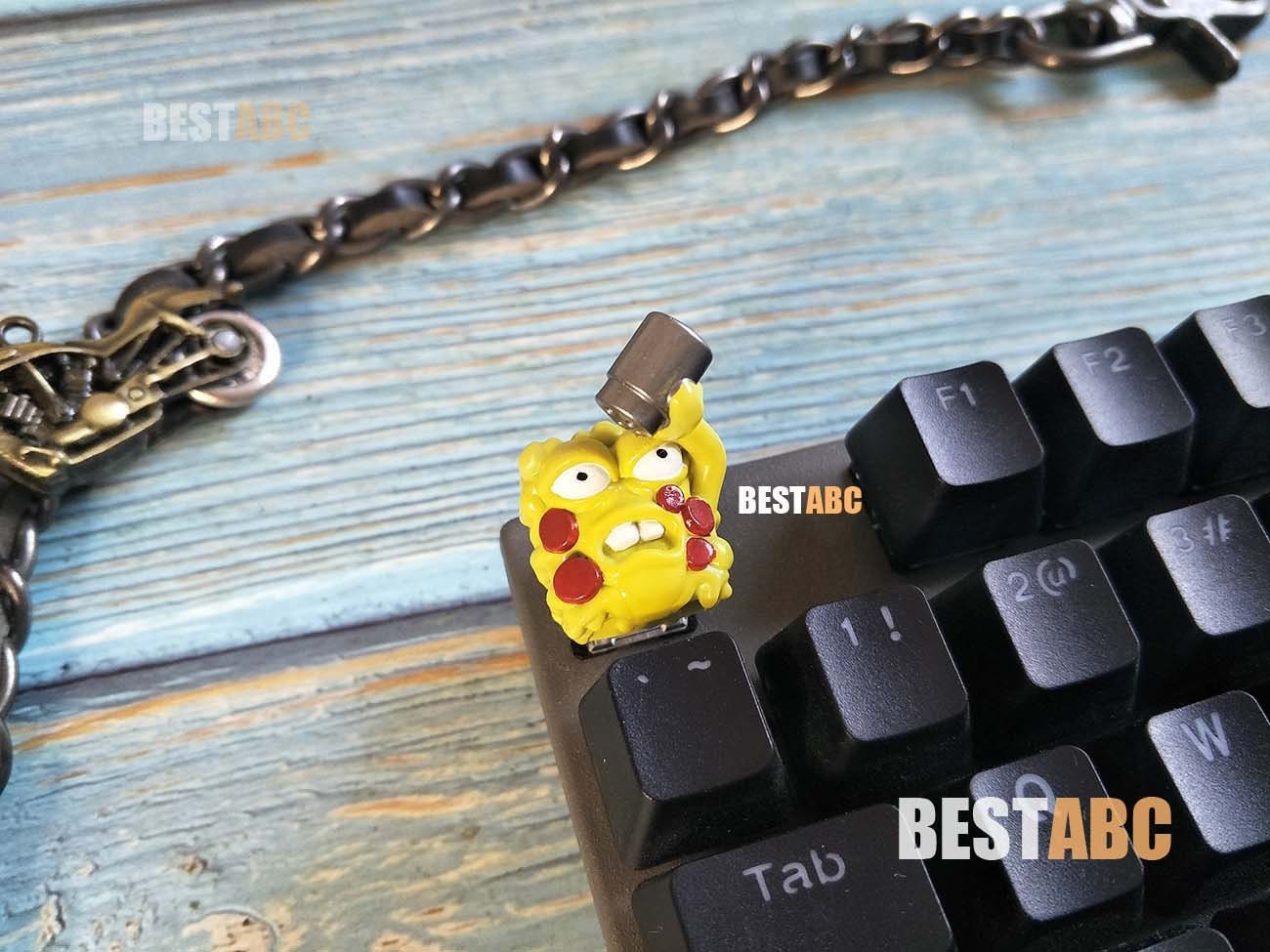 Pizza Keycapsanime Keycapcool Artisan Keycaps for Mechanical - Etsy