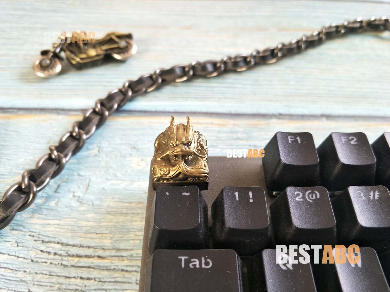 Golden Dragon Keycaps,anime Keycap,cool Artisan Keycaps for Mechanical ...