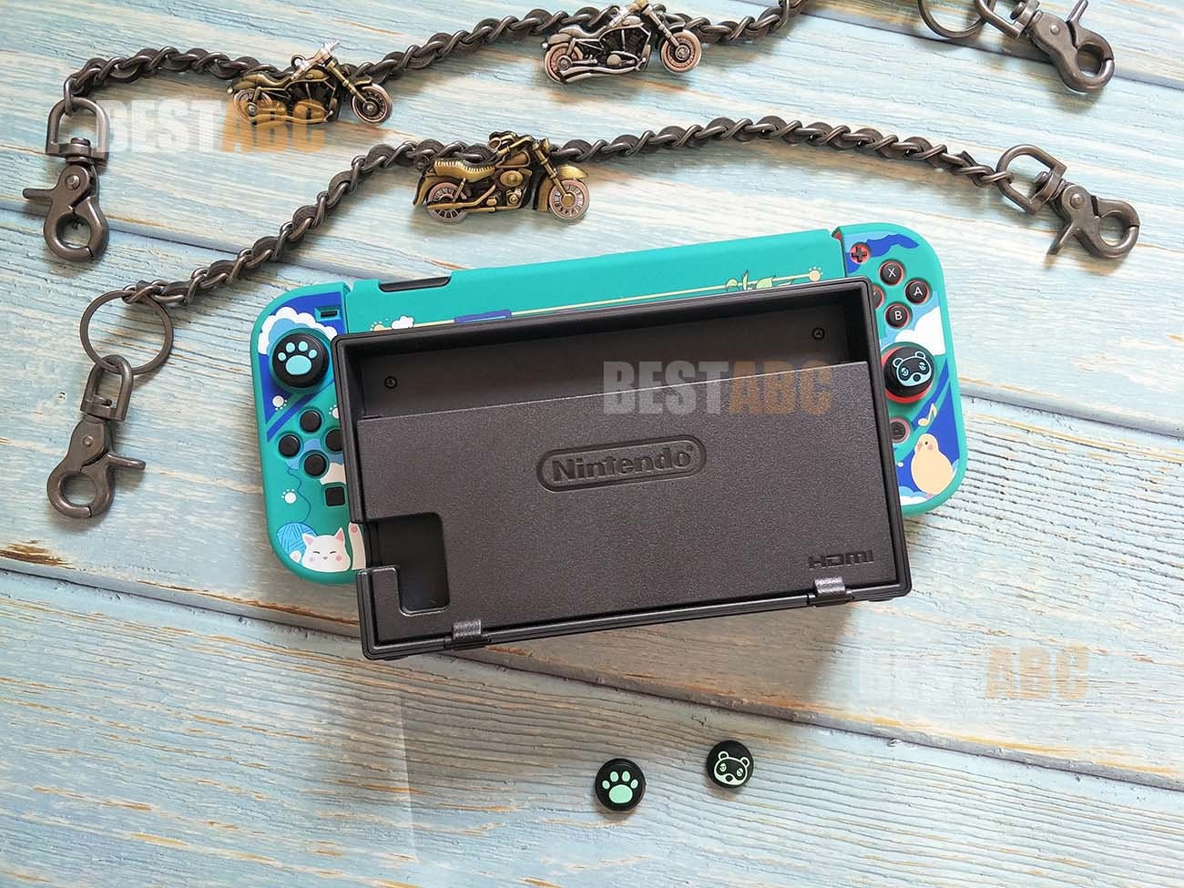 Dockable Nintendo Switch Case,kitty Hard Protective Case for Nintendo ...