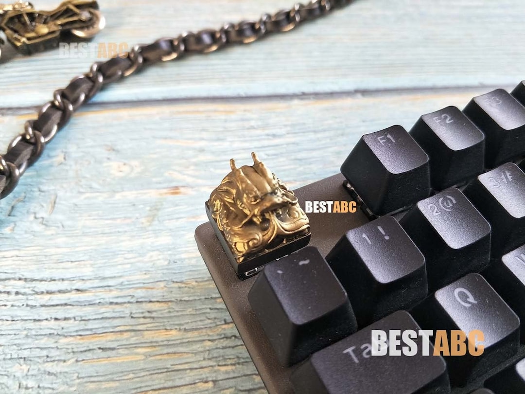Golden Dragon Keycaps,anime Keycap,cool Artisan Keycaps for Mechanical ...