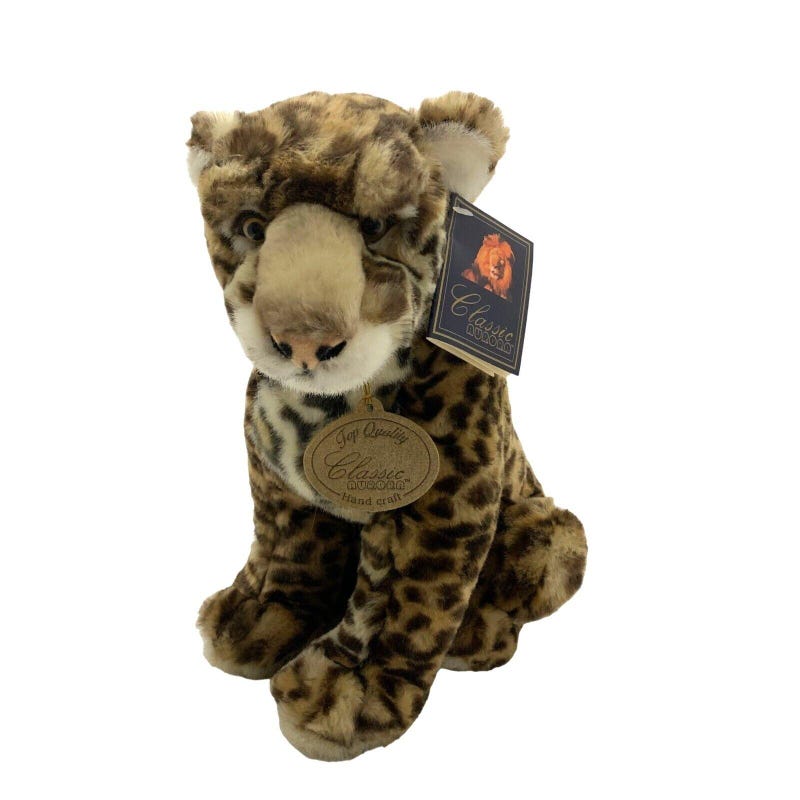 Plush Leopard - Etsy