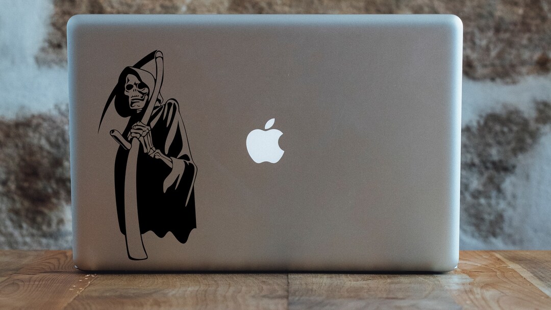 Grim Reaper Decal | Grim Reaper Sticker | Grim Reaper Laptop Decal ...