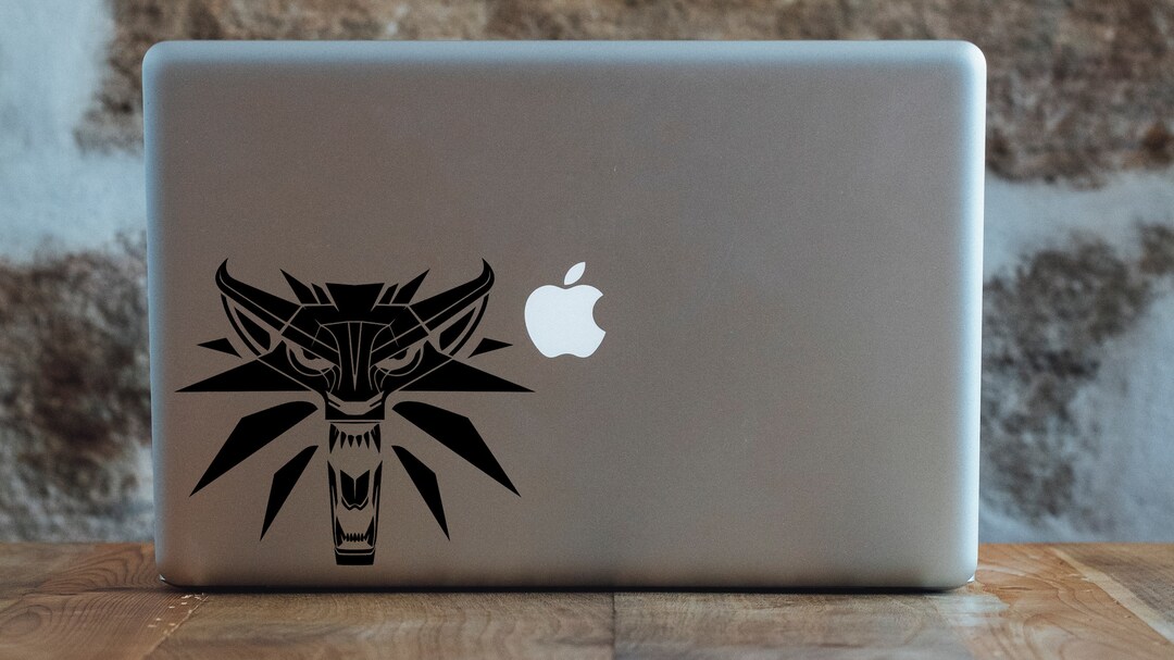 The Witcher Emblem Vinyl Decal | MacBook Laptop Vinyl Decals - Etsy
