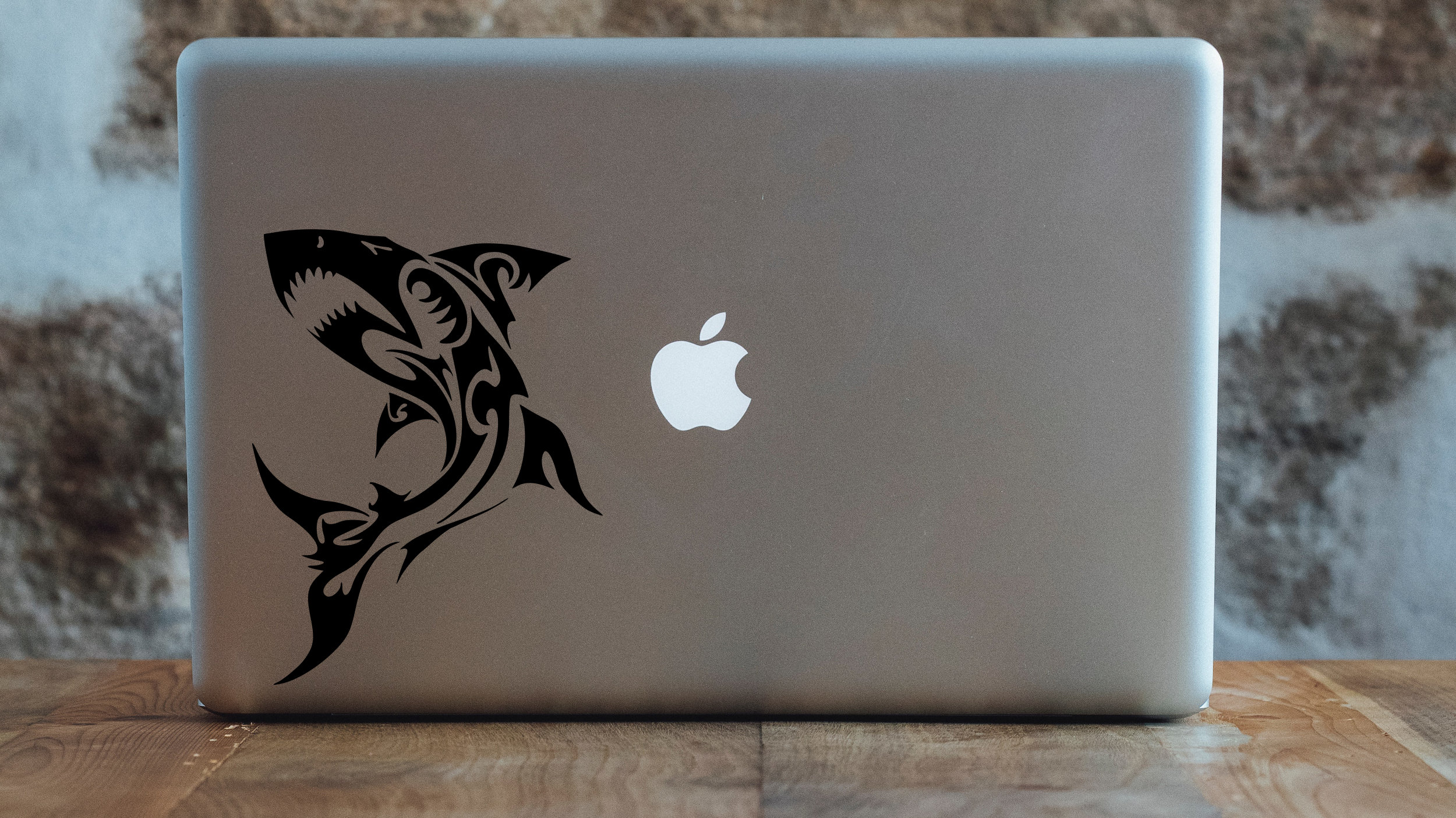 Shark Decal Shark Sticker Shark Tribal Laptop Decal MacBook Sticker ...