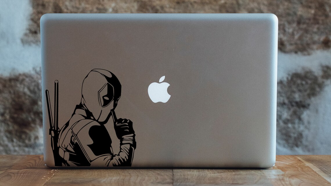Deadpool Vinyl Decal MacBook Laptop Vinyl Decals - Etsy