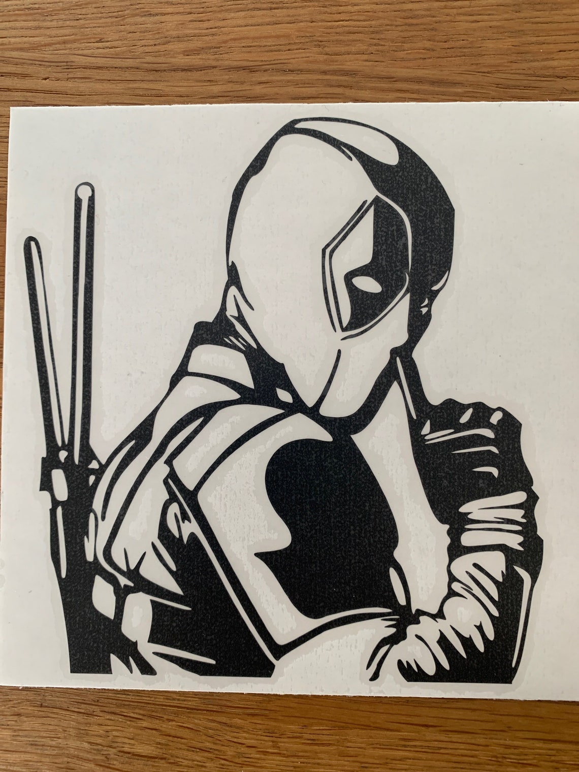 Deadpool Vinyl Decal MacBook Laptop Vinyl Decals - Etsy