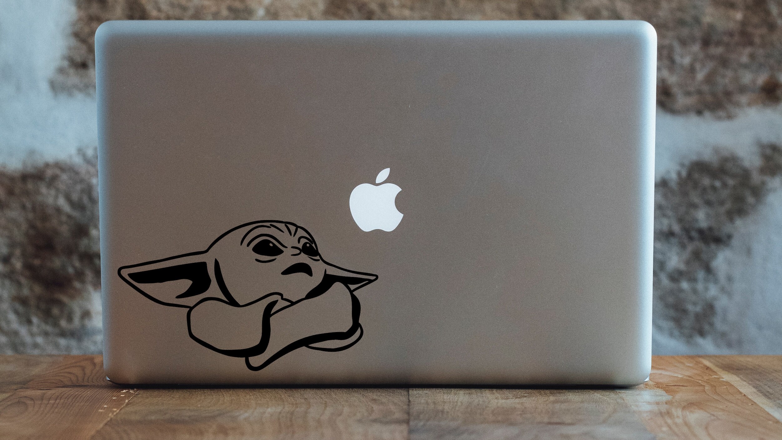 Baby Yoda Vinyl Decal | Mandalorian Sticker | Yoda Sticker | MacBook ...