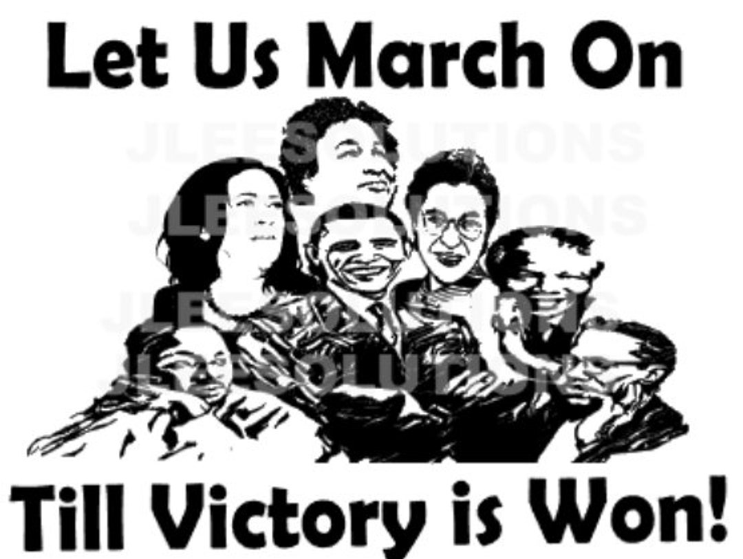 Custom Digital Download-"let Us March on Til Victory is Won" 1- SVG-1 ...