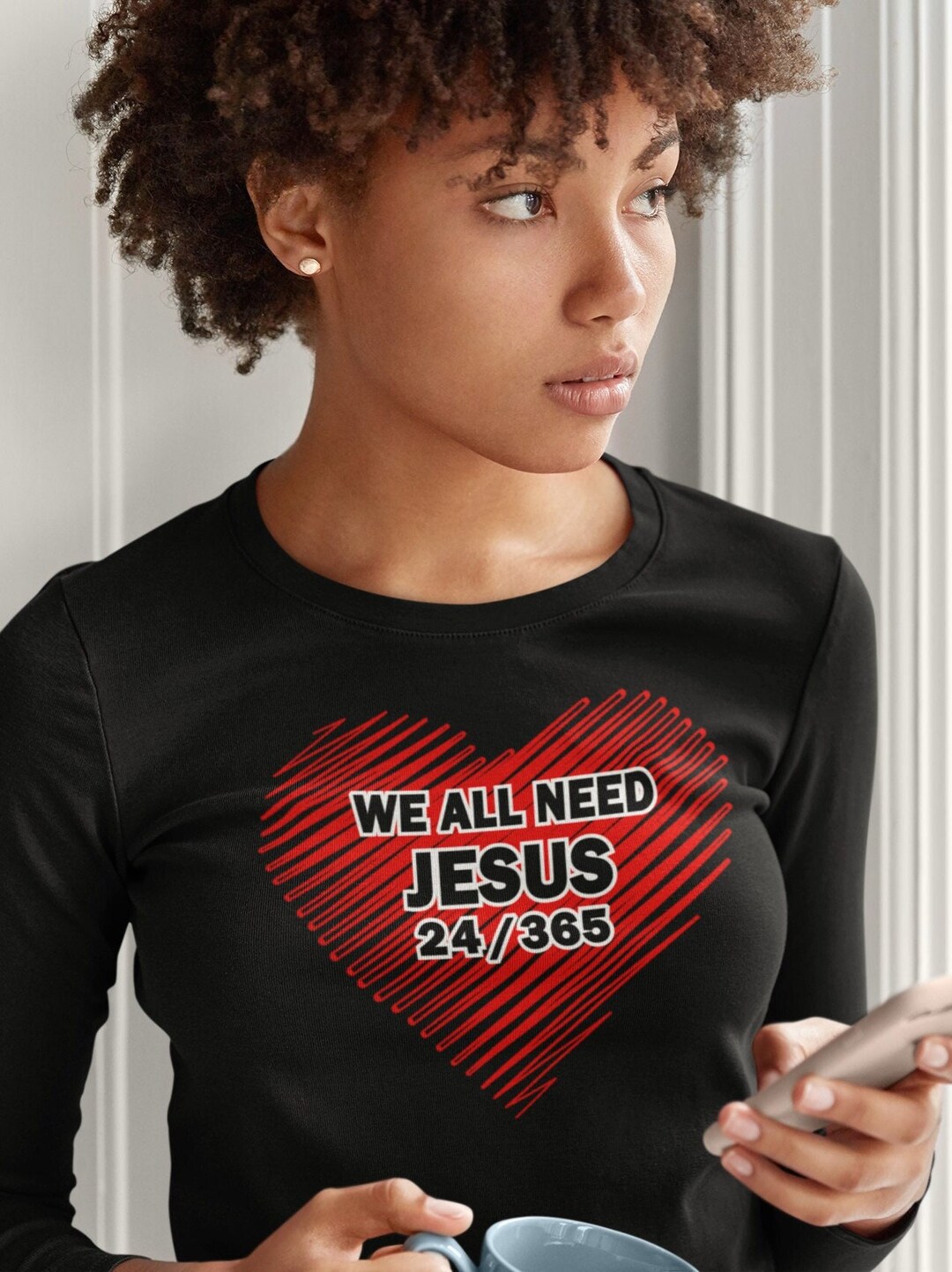 Custom Digital File -we All Need Jesus (png-svg-free Mockup) # ...