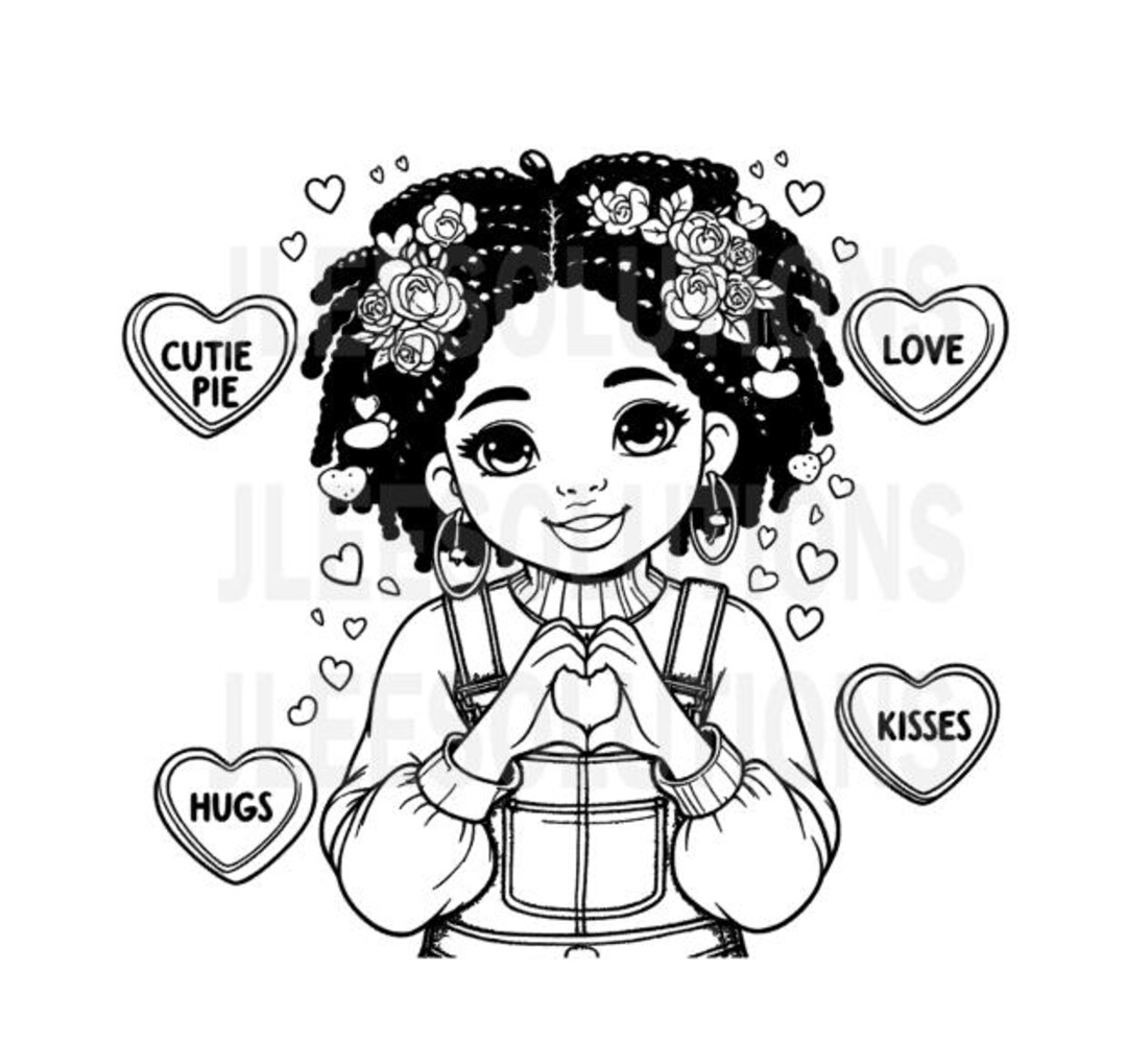 Sip/paint Design /coloring Page - Cutie Pie - Ready to Print - Digital ...