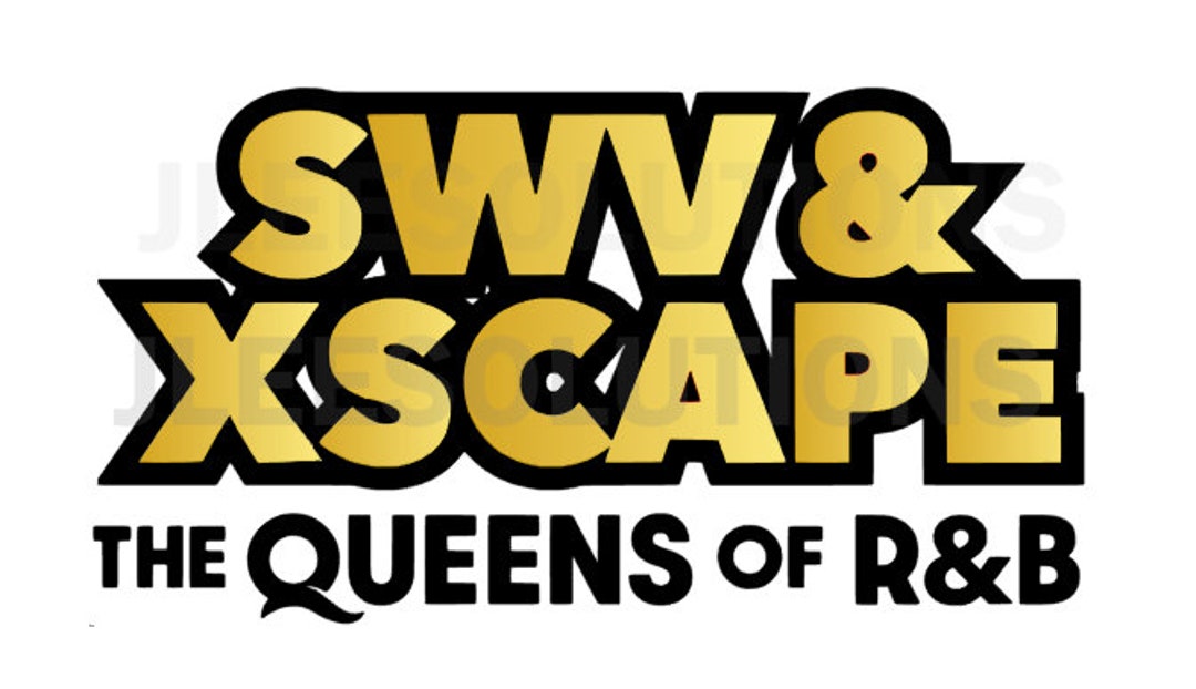 SWV & Xscape - Word Design- Queens of Randb (PNG-SVG) Free Mockup ...