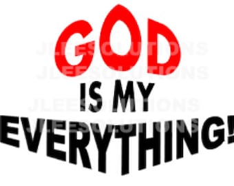 God is My Everything - Etsy