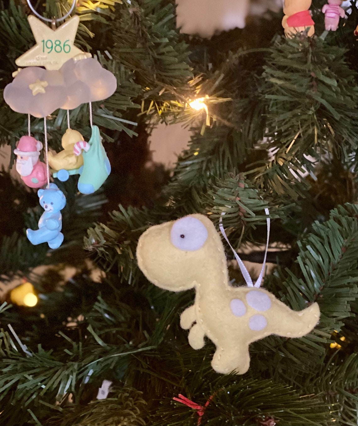 T-rex Ornament - Etsy