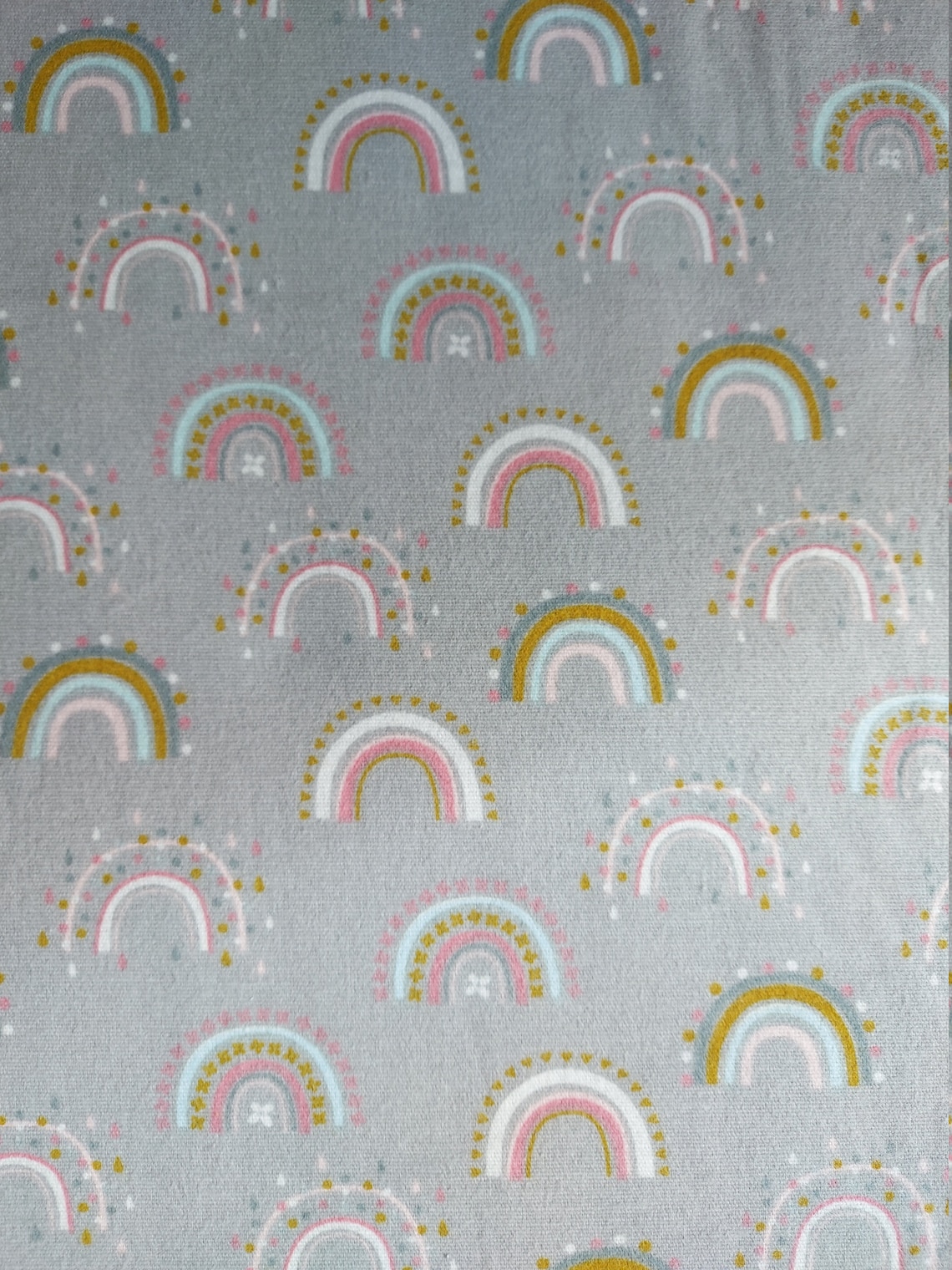 Rainbow flannel 100% cotton Flannel Flannel fabric baby | Etsy