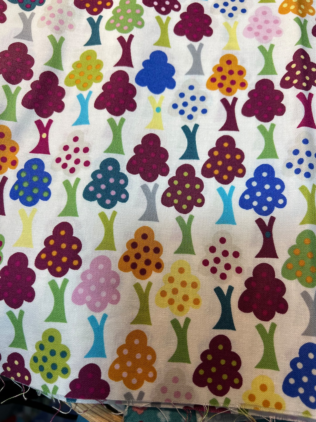 Stoff New Nordics Danish Design Tree Fabric Printed in Japan - Etsy