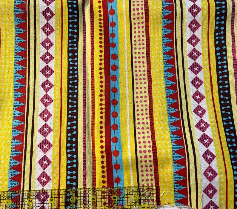 Stripes Fabric Designed by Nancy Wolff for Kokka Japan 1/2 Metre - Etsy