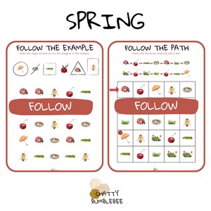 SPRING Worksheets Bundle - Etsy